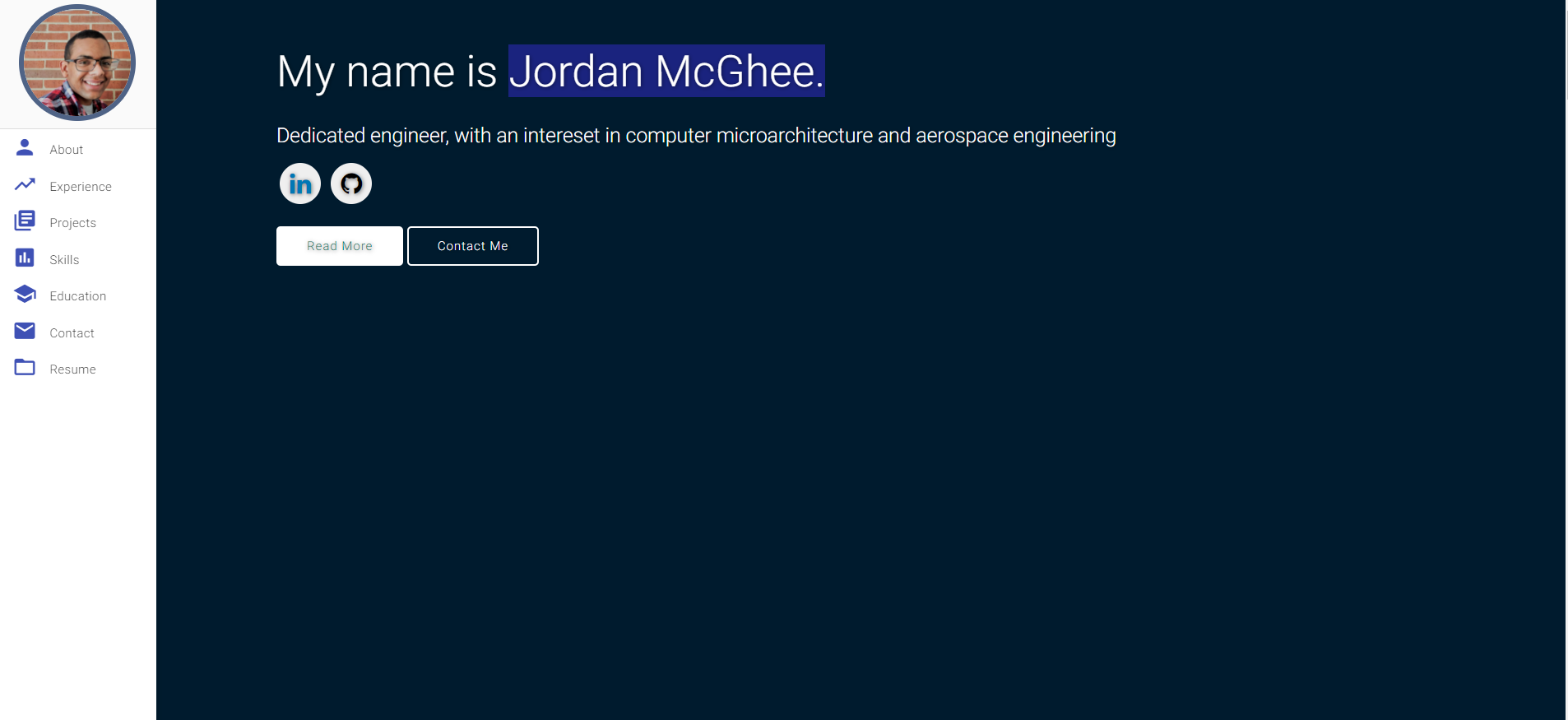 Jordan McGhee | Computer Engineer